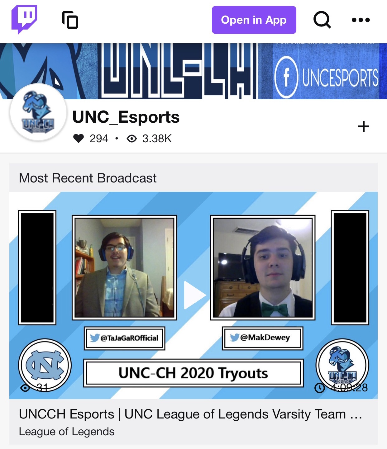 UNC E-Sports – (2020) – Jagalapon